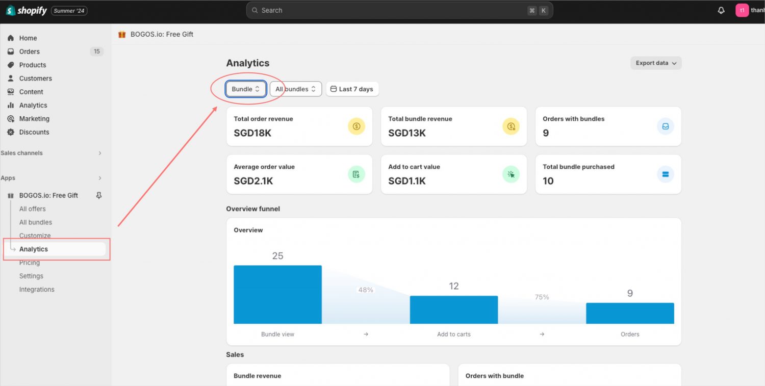 New Release: Bundle Analytics | BOGOS - Best Free Gift, Bundle & Upsell Shopify app
