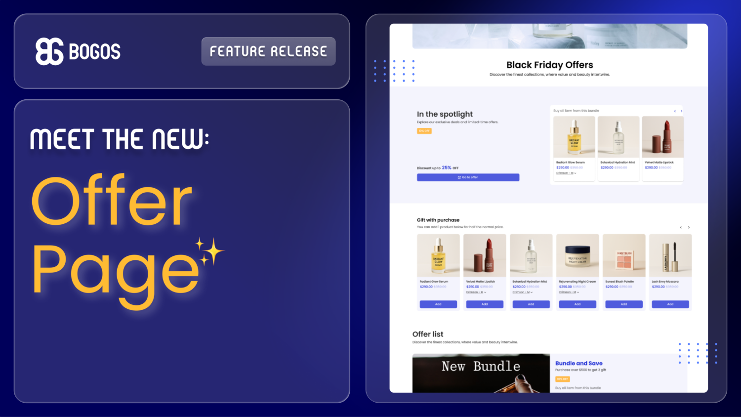 New Feature Release: Offer Page in BOGOS app | BOGOS - Best Free Gift ...